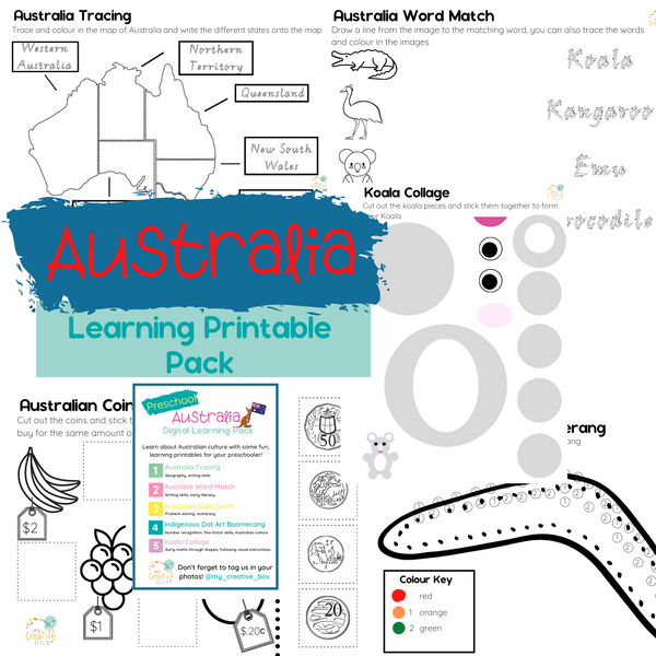 Preschool Australia Digital Learning Pack - My Creative Box