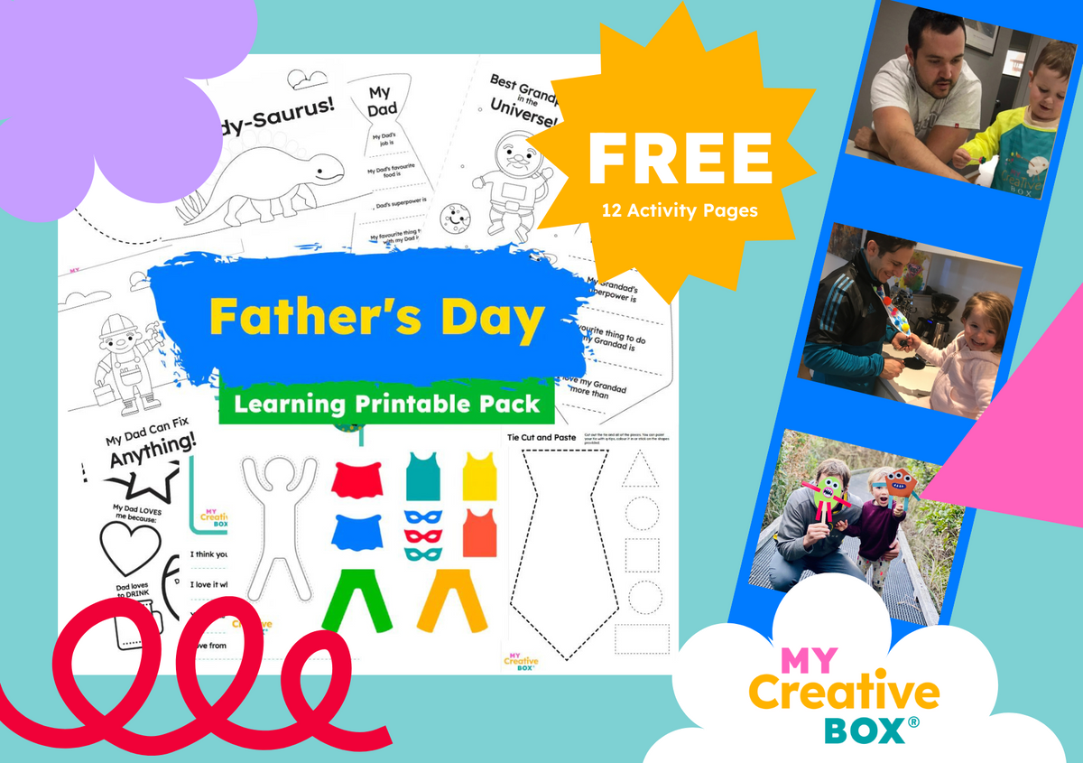 Father's Day Kids Crafts and Activities 2024 - My Creative Box