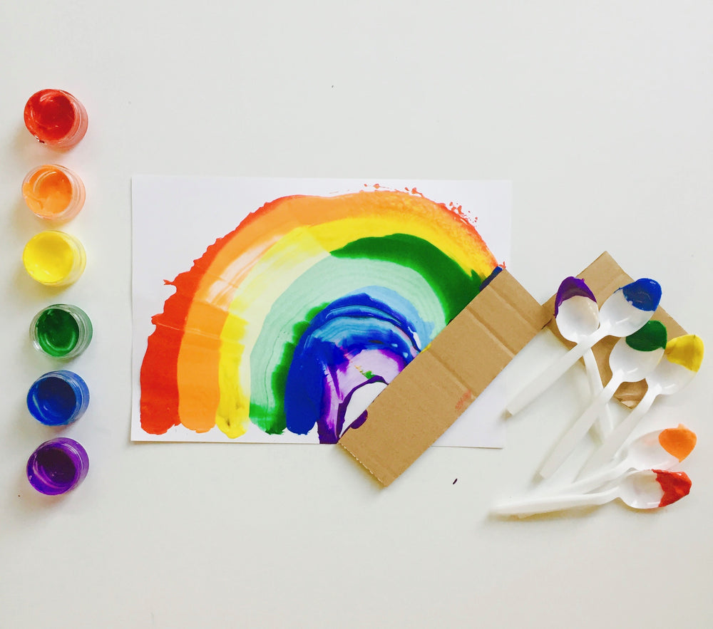 Rainbow Painting! - My Creative Box