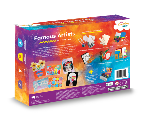 My Creative Box | Teach kids about Famous Artists | Famous Artists Box