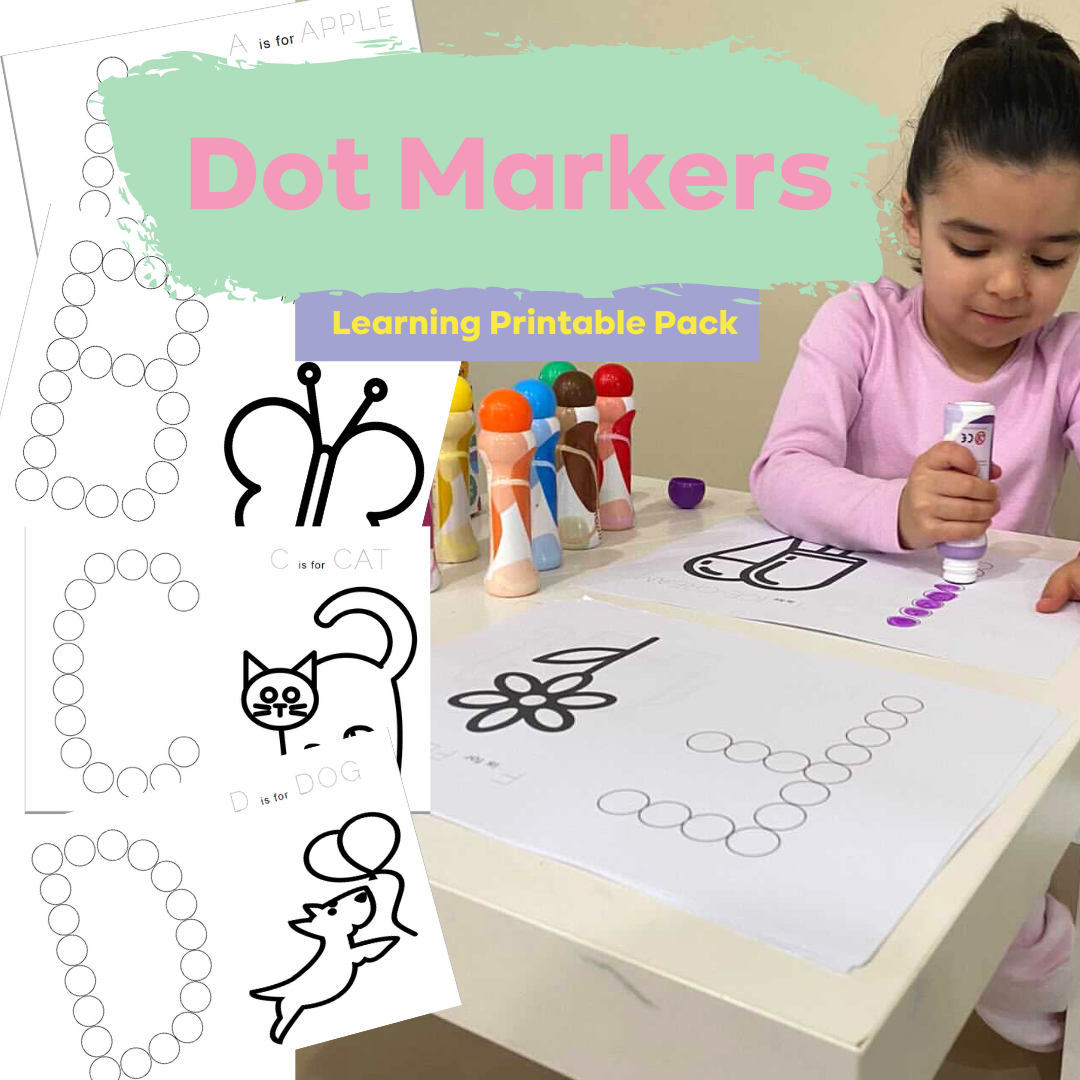 My Creative Box | Creative Dabber Dot Markers | Printables for kids