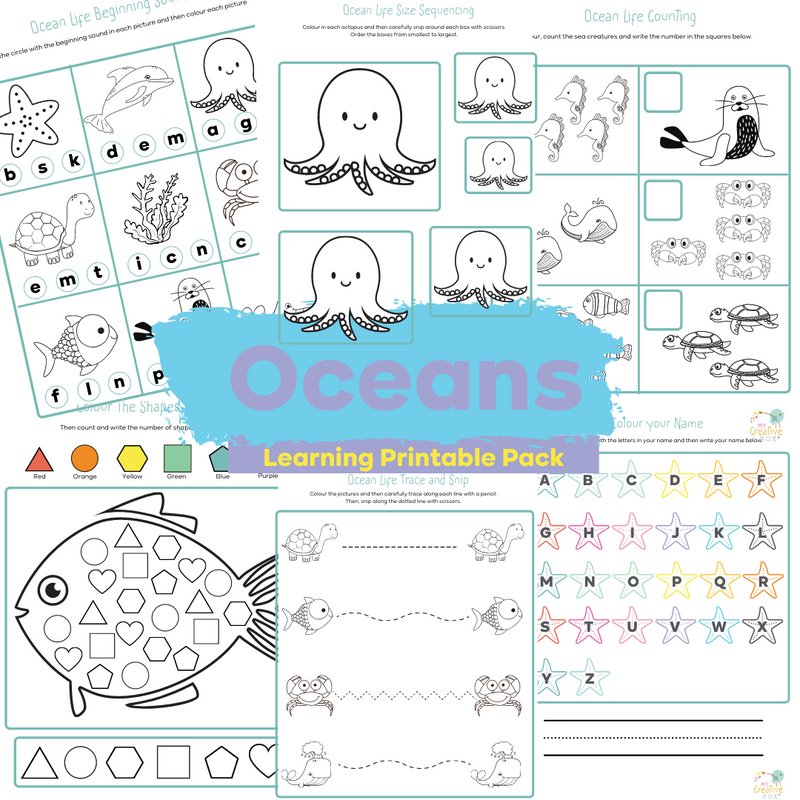 Oceans Digital Learning Pack - My Creative Box