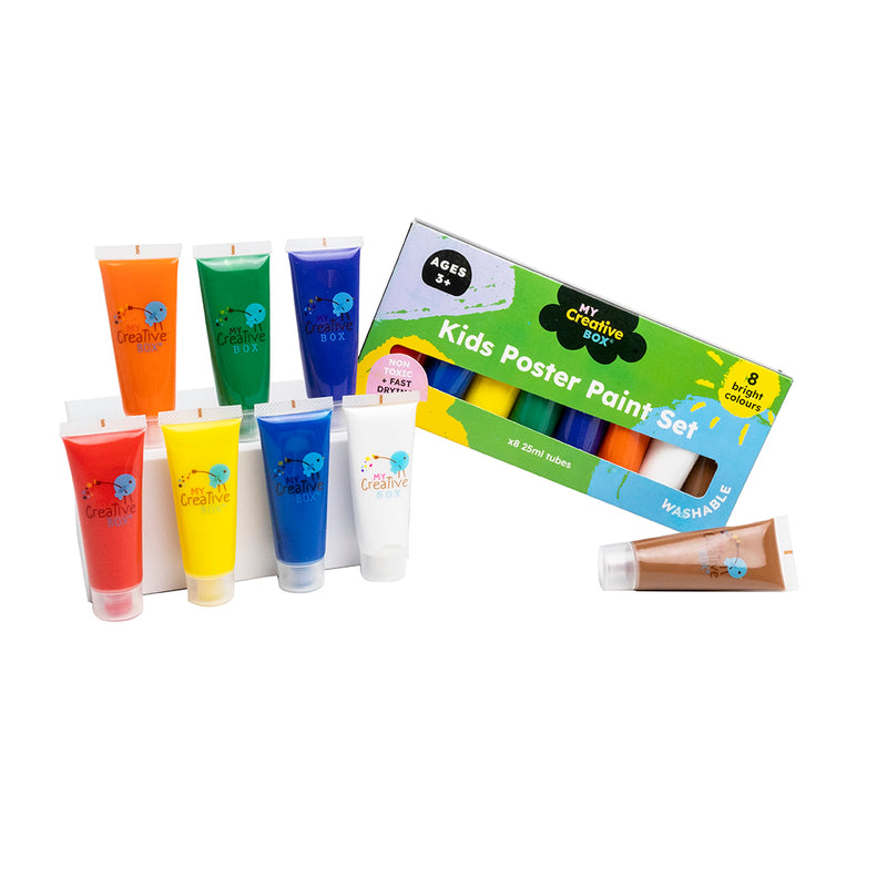 My Creative Box | 8 Piece Poster Paint Set | Explore, learn & create