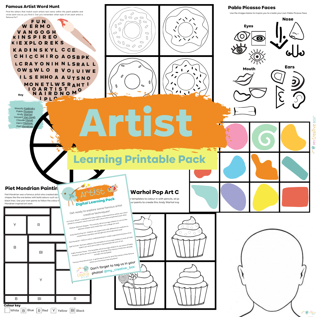 Artist Digital Learning Pack - My Creative Box