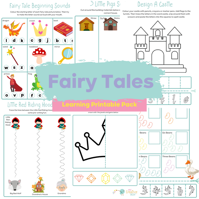 Preschool Fairy Tales Digital Learning Pack - My Creative Box